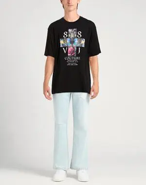 Versace T-shirt Size Cotton - Black