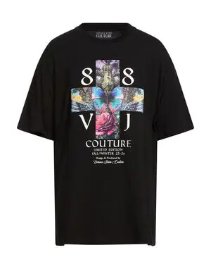 Versace T-shirt Size Cotton - Black