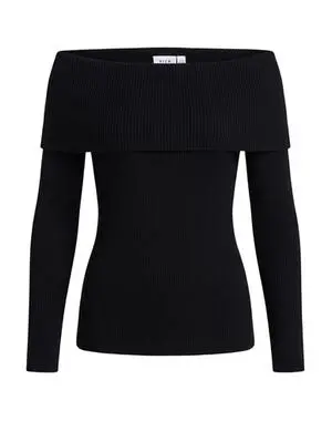 VILA Sweater Size Tencel, Polyester - Black