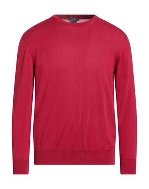 BALLANTYNE Crewneck Long Sleeve Sweater - Red