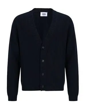 Alpha Studio Cardigan Midnight Size Merino Wool - Blue