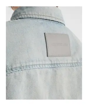 Balenciaga Cropped Denim Shirt