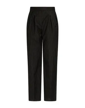 Max Mara Pants Size Virgin Wool - Black