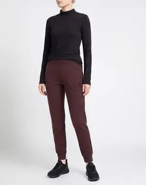EA7 Pants Chocolate Size Cotton, Polyester, Elastane