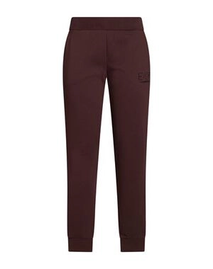 EA7 Cotton Blend Track Pants - Chocolate Brown