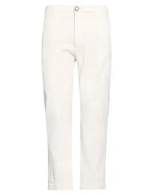 JACOB COHЁN Pants Ivory Size Cotton, Elastane