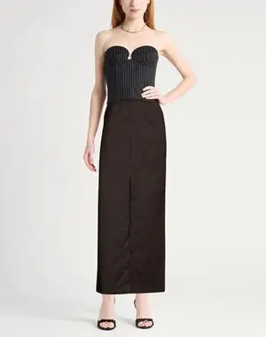 CARACTÈRE Maxi Skirt Size Polyester, Wool, Viscose, Elastane