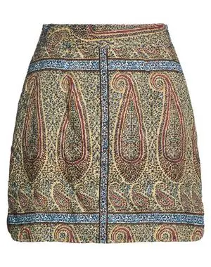 Antik Batik Mini Skirt Size Cotton - Beige