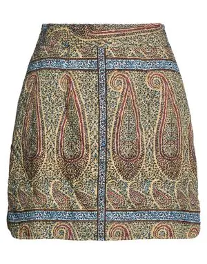 Antik Batik Mini Skirt Size Cotton - Beige