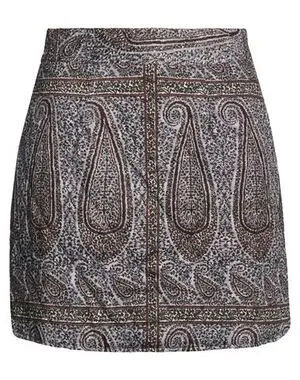 Antik Batik Mini Skirt Size Cotton - Grey