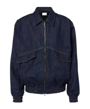 Magda Butrym Oversized Denim Bomber Jacket