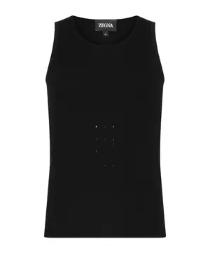Zegna Sleeveless Crewneck Top