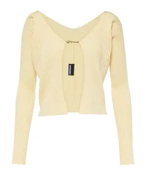 Jacquemus La Maille Pralù Longue Ribbed-knit Cardigan