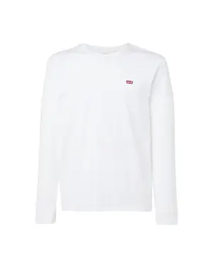 LEVI'S Round Collar Label Long-sleeved Pullover