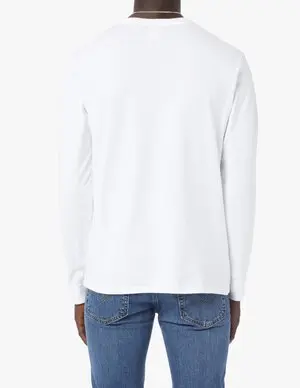 LEVI'S Round Collar Label Long-sleeved Pullover