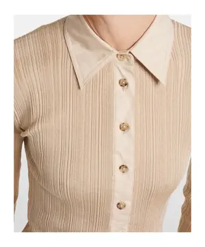 TOTEME Long-sleeved Polo Shirt