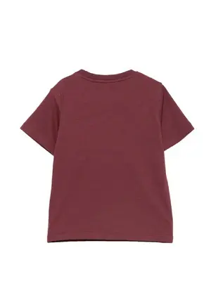 Balmain Logo Embroidered Button Detail T-shirt