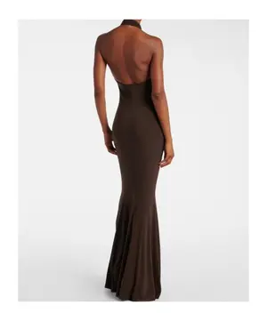 Norma Kamali Halterneck Gown