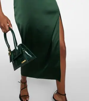 Jacquemus La Robe Notte Satin Slip Dress