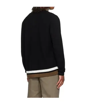 Hugo Boss Striped Button Cardigan