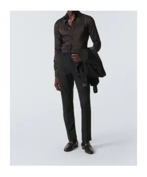 TOM FORD Pinstripe Silk Shirt