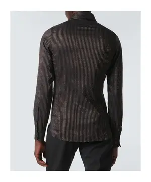 TOM FORD Pinstripe Silk Shirt