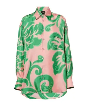 Etro Printed Pattern Shirt - Green