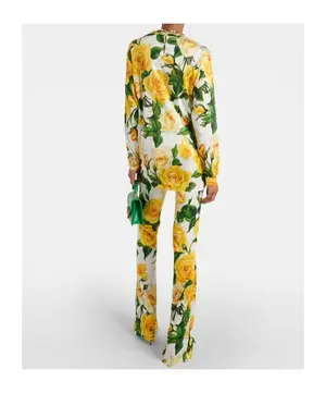 Dolce & Gabbana Floral Long Sleeve T-shirt