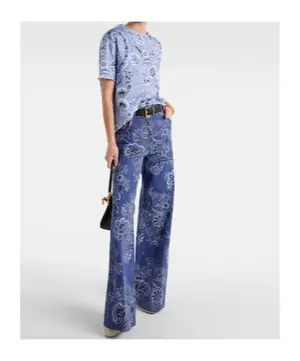 Etro Printed Cotton Jersey T-shirt