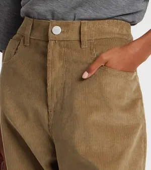 RÓHE High-waisted Wide-leg Casual Pants