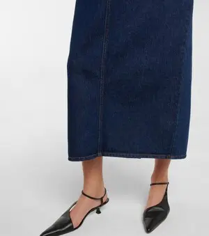 Magda Butrym Denim Midi Skirt