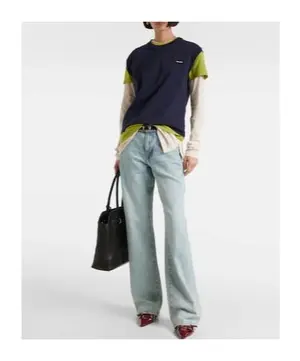 7 For All Mankind Tess High-rise Straight Leg Jeans