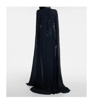 Jenny Packham Thea Sequined Cape Gown