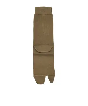 MAISON MARGIELA Tabi Toe Socks - Brown