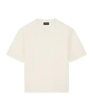 Emporio Armani Seersucker Fabric T-shirt