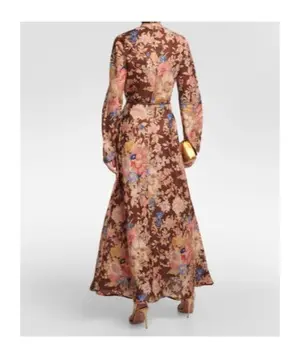 Zimmermann August Floral Linen Maxi Dress