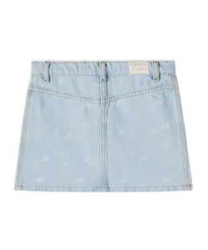 Bonpoint Tison Printed Denim Skirt