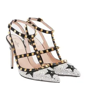 Valentino Garavani Embellished High Heel Pumps