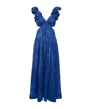 Zimmermann V-neck Dress - Blue