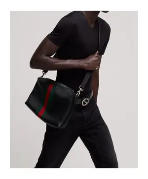 Gucci Mega Web Trademark Medium Crossbody Bag