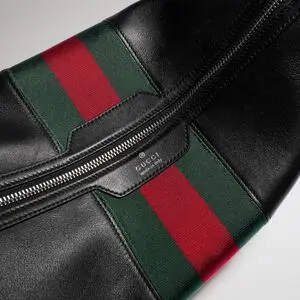Gucci Mega Web Trademark Medium Crossbody Bag