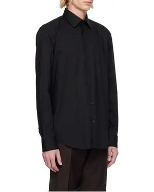 Hugo Boss Classic-collar Poplin Shirt