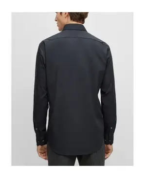 Hugo Boss Classic-collar Poplin Shirt