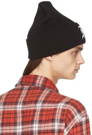 R13 Embroidered Logo Beanie