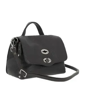 ZANELLATO Stud-detailed Twist-lock Baby Tote Bag - Black