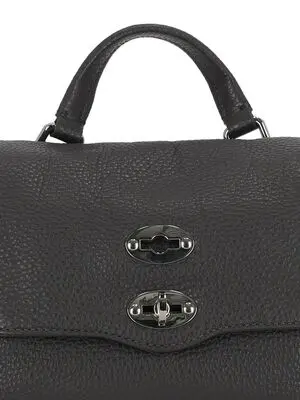 ZANELLATO Stud-detailed Twist-lock Baby Tote Bag - Black