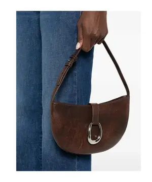 Staud Harlow Leather Shoulder Bag