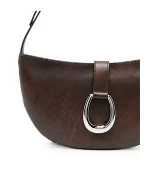 Staud Harlow Leather Shoulder Bag