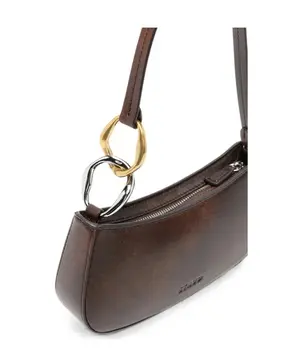 Staud Ollie Interlocking-link Leather Shoulder Bag