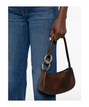 Staud Ollie Interlocking-link Leather Shoulder Bag